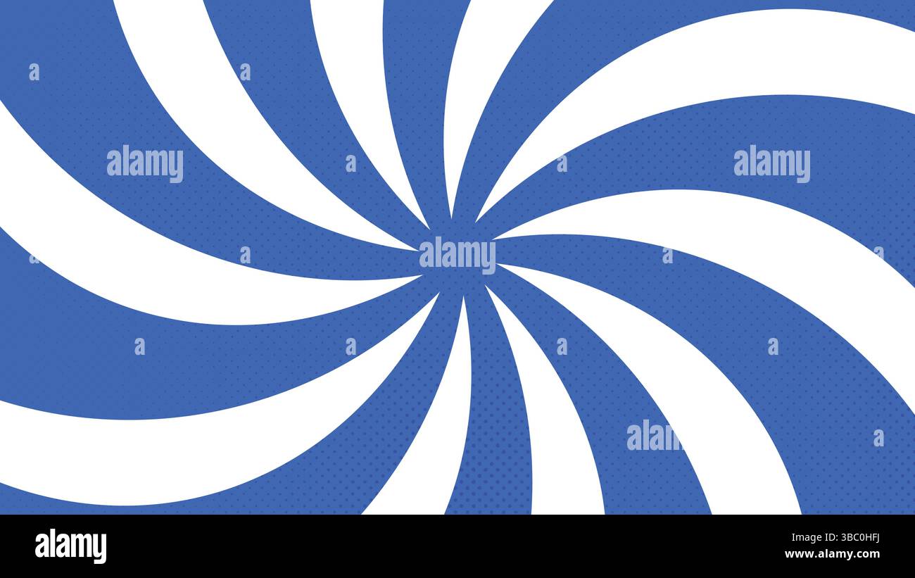Blue and White Dynamic Spiral Rays Background Stock Vector Image & Art ...