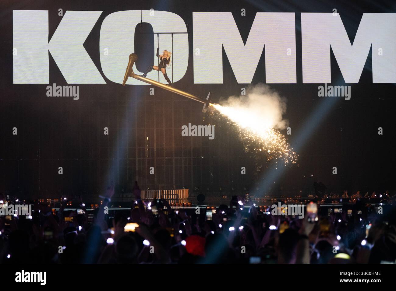 Basel, Switzerland. 17th May 2025. BASEL - Erika Vikman for Finland with the song Ich Komme will ...