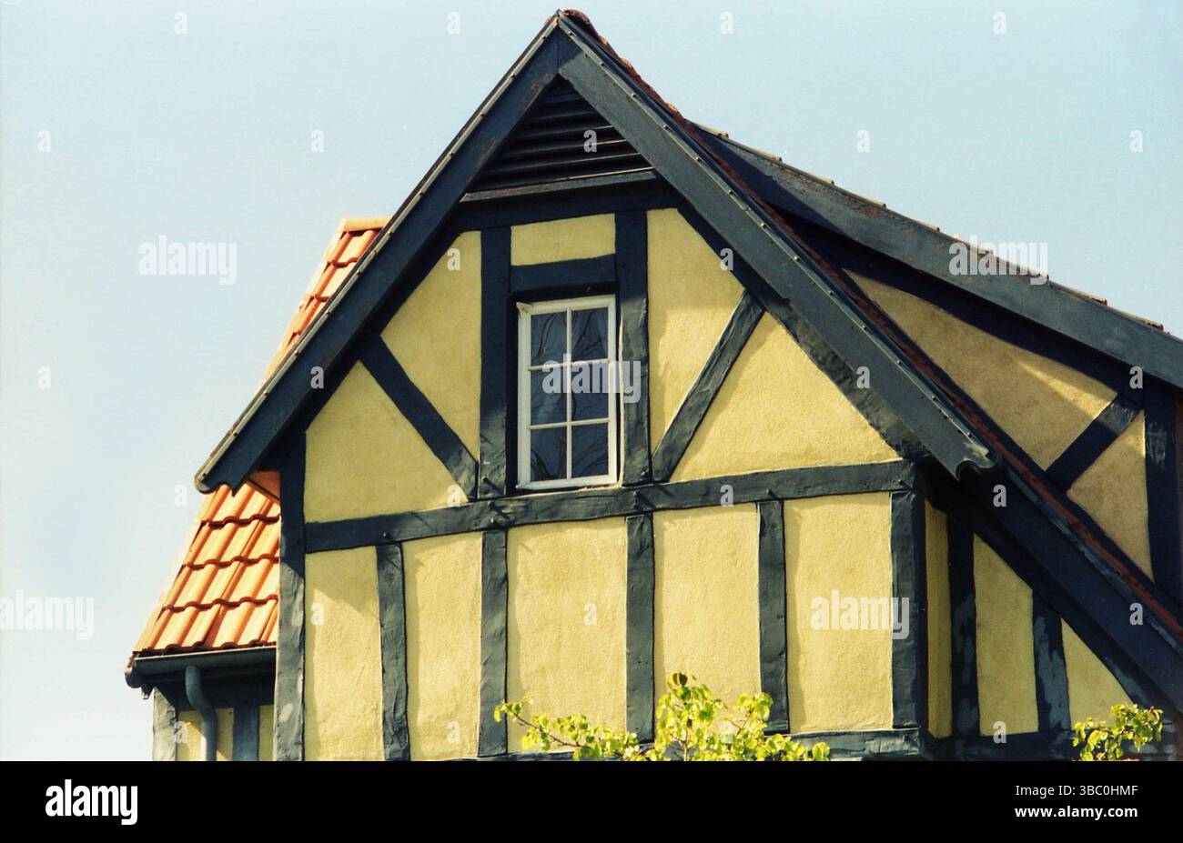 Timber house in Solvang, CA, USA, approx. 1992 Stock Photo - Alamy