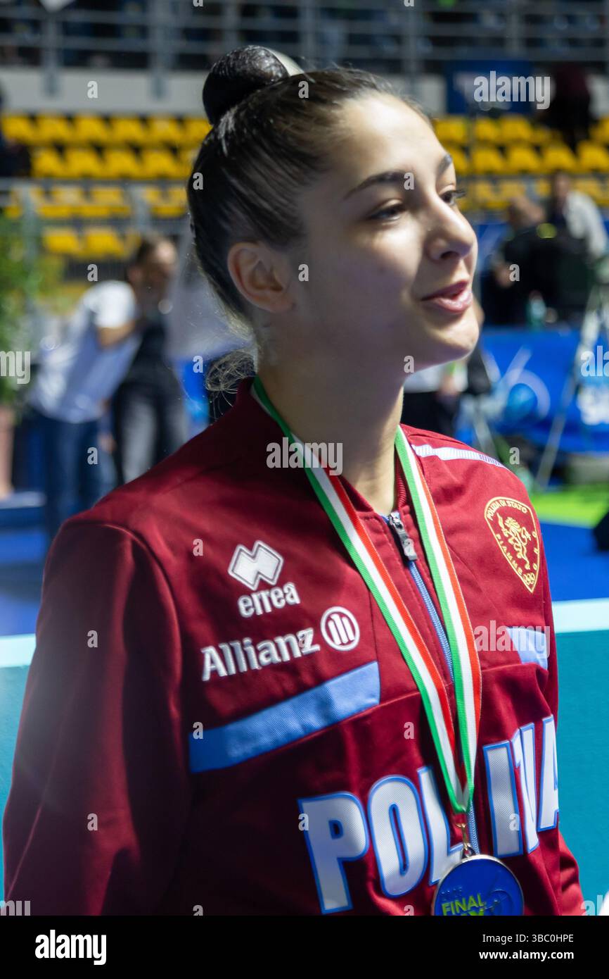 Turin, Italy. 17th May, 2025. Sofia Raffaeli (Ginnastica Fabriano) during the Final Six of the ...