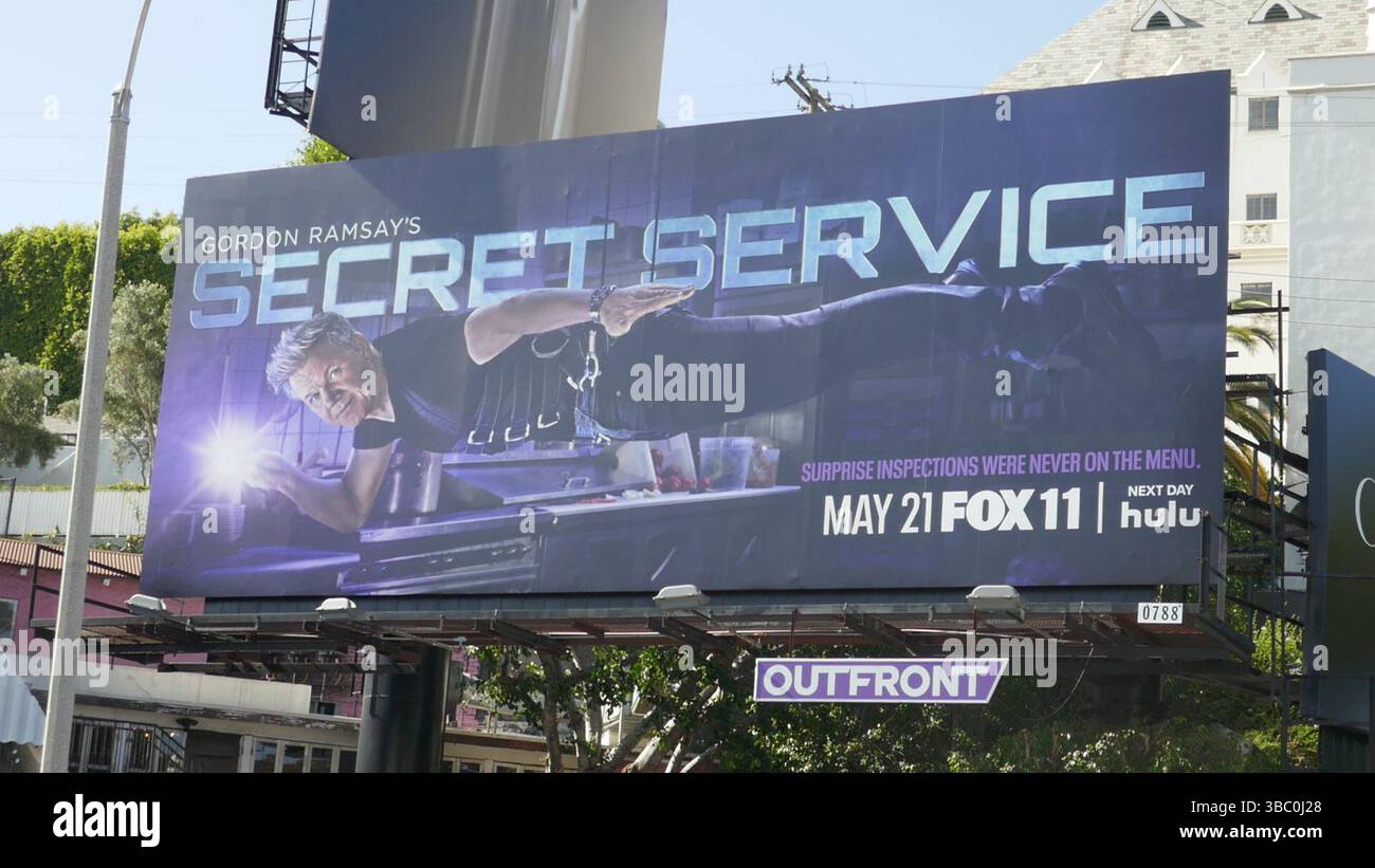 Los Angeles, California, USA 15th May 2025 Gordon Ramsay Secret Service ...