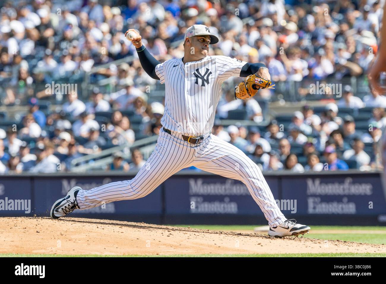 BRONX, NY - MAY 17: New York Yankees pitcher Fernando Cruz (63) throws a pitch during the MLB ...