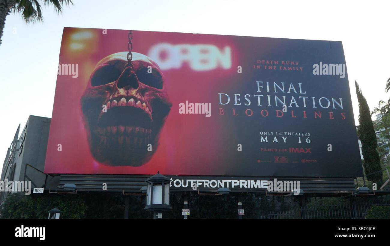 Los Angeles, California, USA 15th May 2025 Final Destination Bloodlines ...