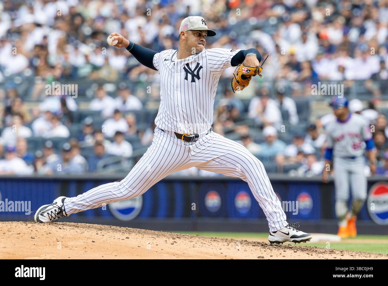 BRONX, NY - MAY 17: New York Yankees pitcher Fernando Cruz (63) throws a pitch during the MLB ...