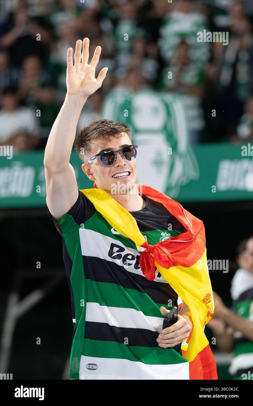 May 17, 2025. Lisbon, Portugal. Sporting defender from Spain IVAN ...