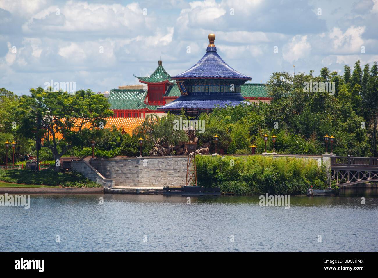 The Japan pavillon typical japanese buildings at the World Showcase ...