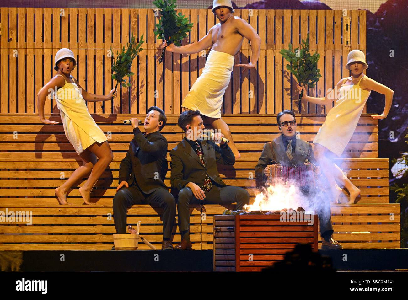 Basel, Switzerland. 17th May, 2025. Finnish group KAJ representing ...