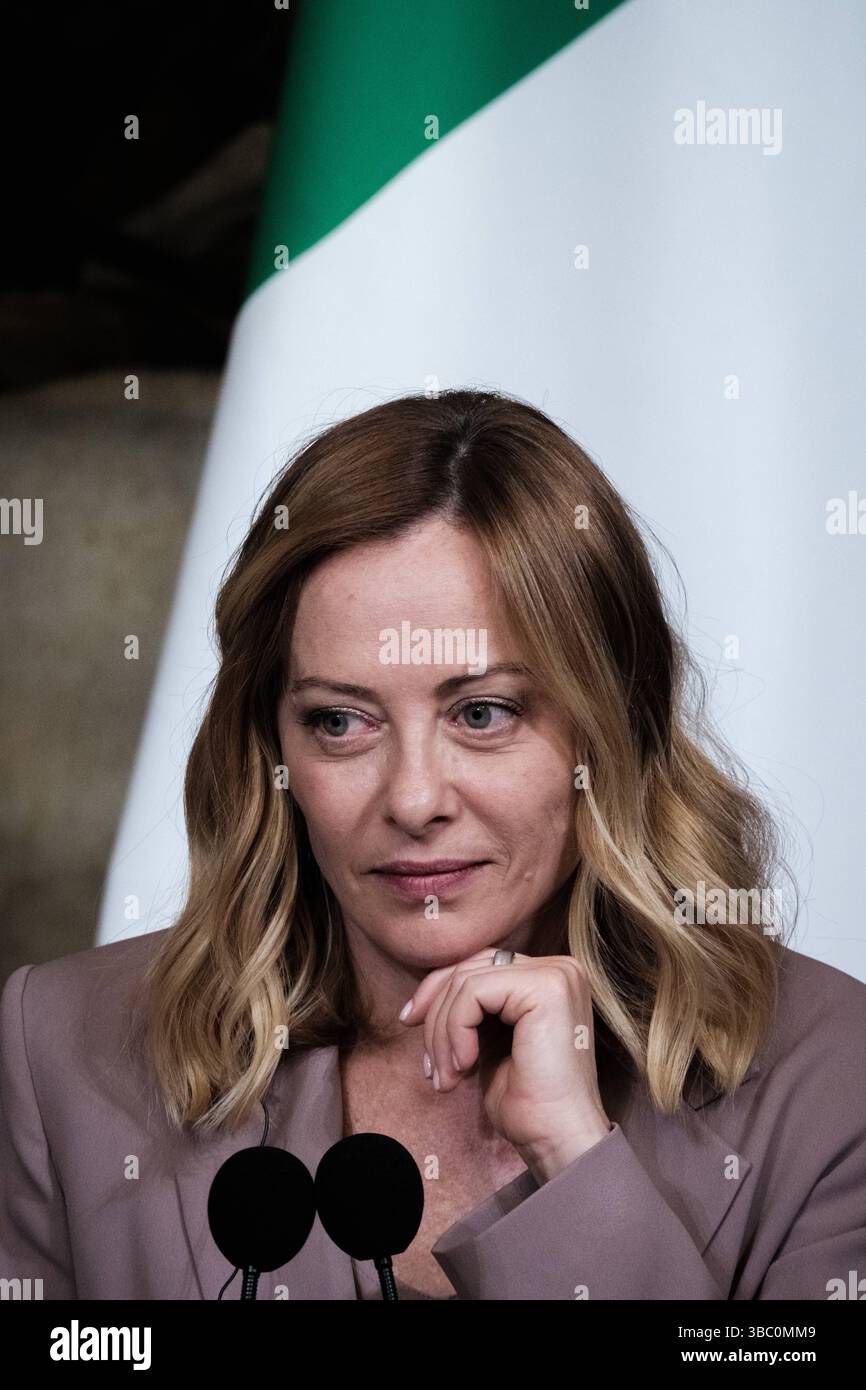 Rome, institutional visit of the Chancellor of the Federal Republic of ...