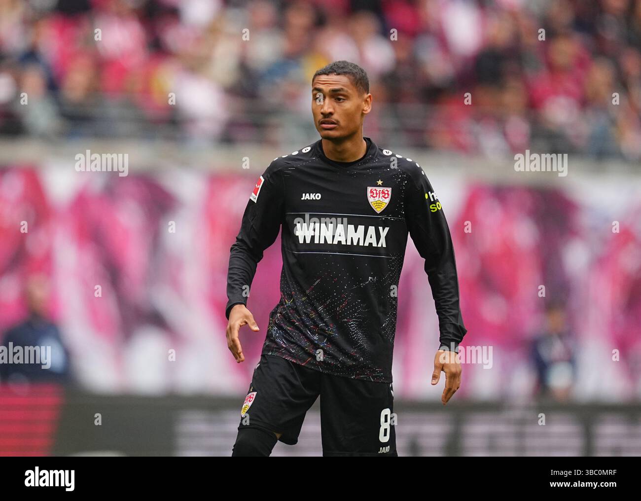 May 17 2025: Enzo Millot of VfB Stuttgart looks on during a 1 ...