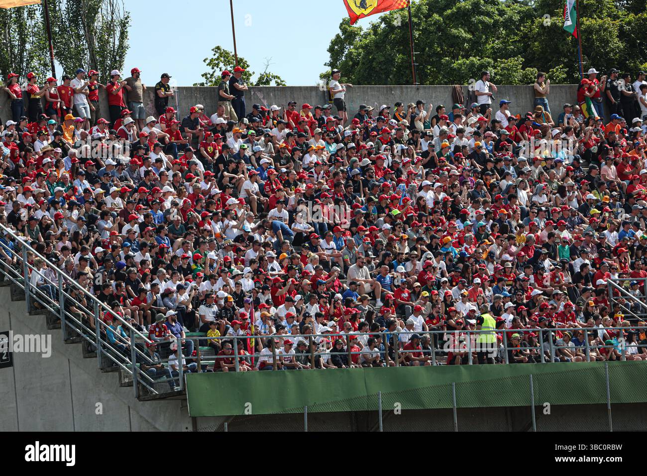 supporters in the grandstand near Rivazza during Formula 1 AWS Gran ...