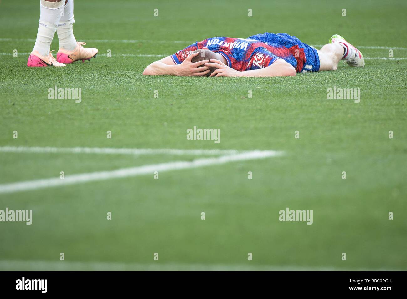 London, UK. 17th May, 2025. London, England, May 17 2025: Adam Wharton (20 Crystal Palace) goes ...