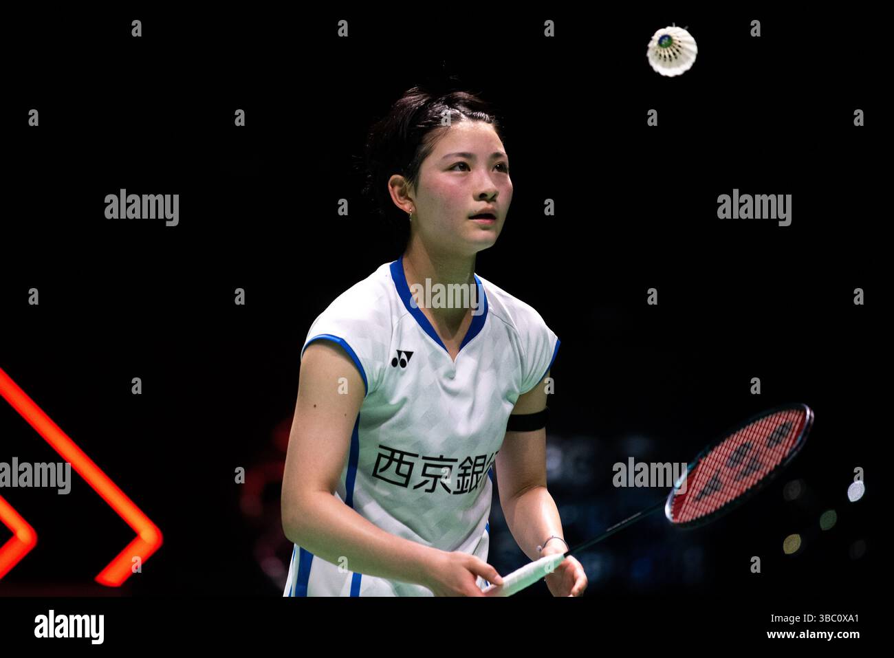 Bangkok, Thailand. 17th May, 2025. Tomoka Miyazaki of Japan plays against Chen Yu Fei of China ...