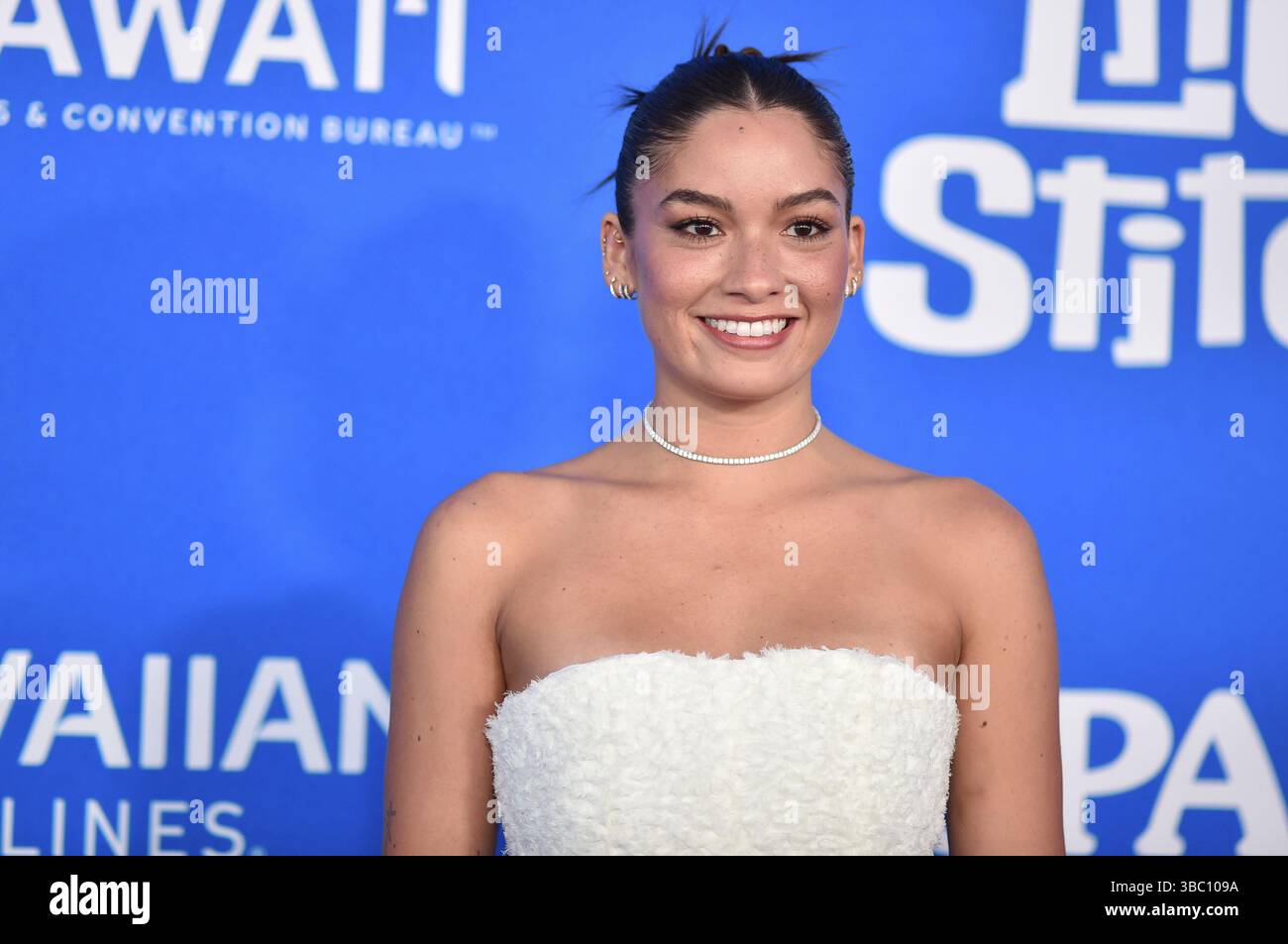 Sydney Agudong arrives at the premiere of "Lilo and Stitch" on Saturday ...