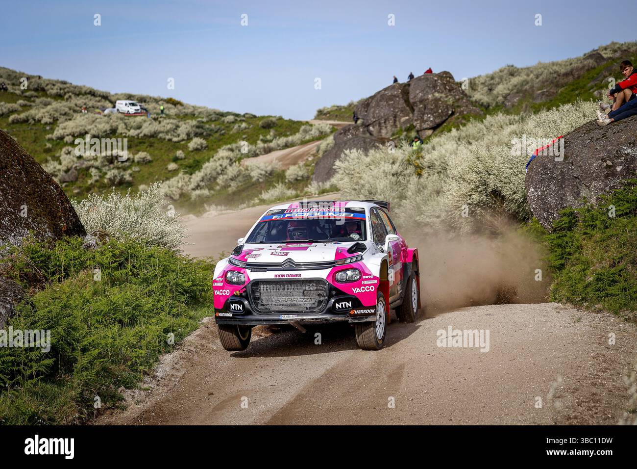 37 Sarah RUMEAU, Julie AMBLARD, Citroen C3 Rally2, action during the ...