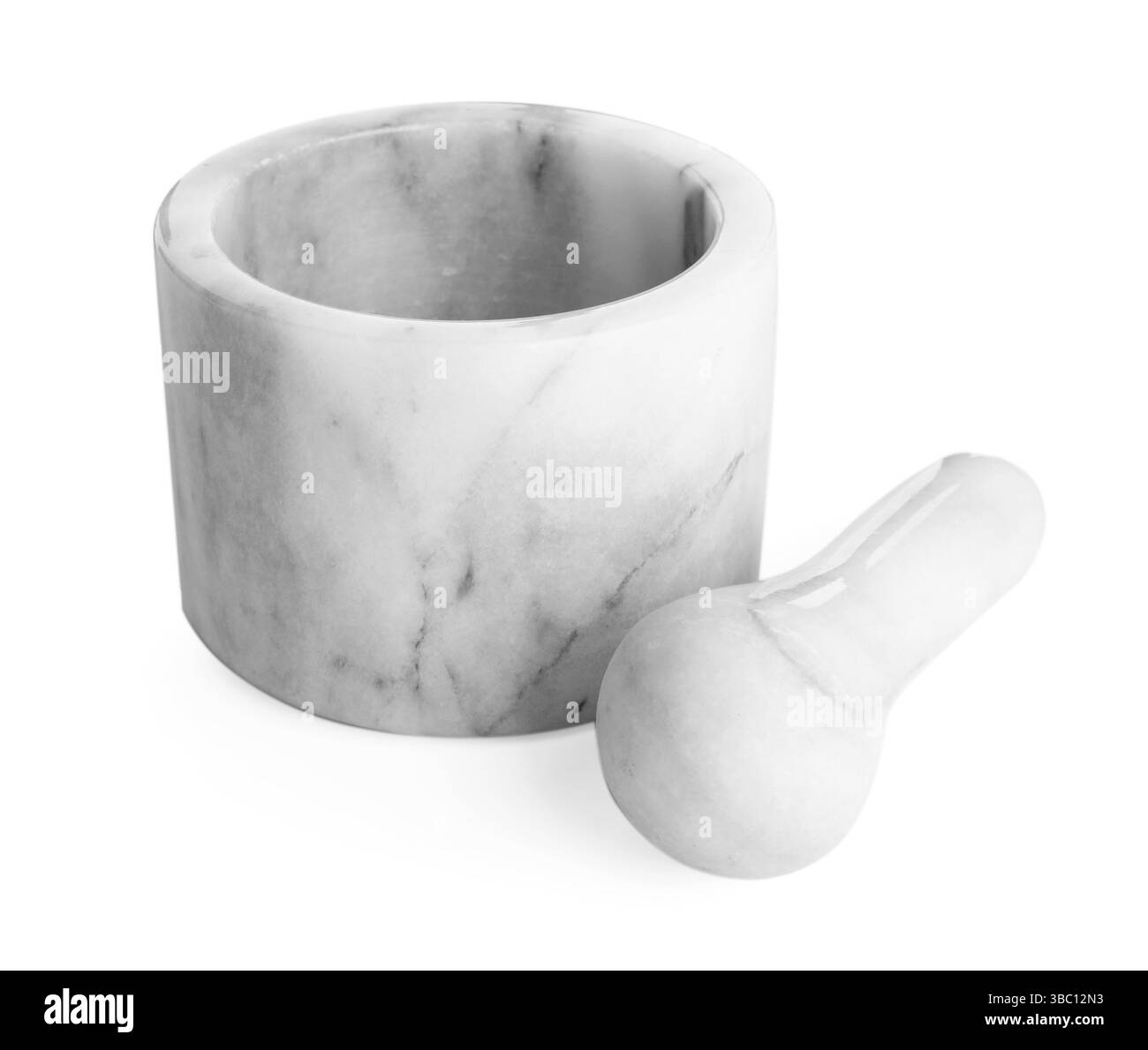 Simple kitchen mortar pestle Black and White Stock Photos & Images - Alamy