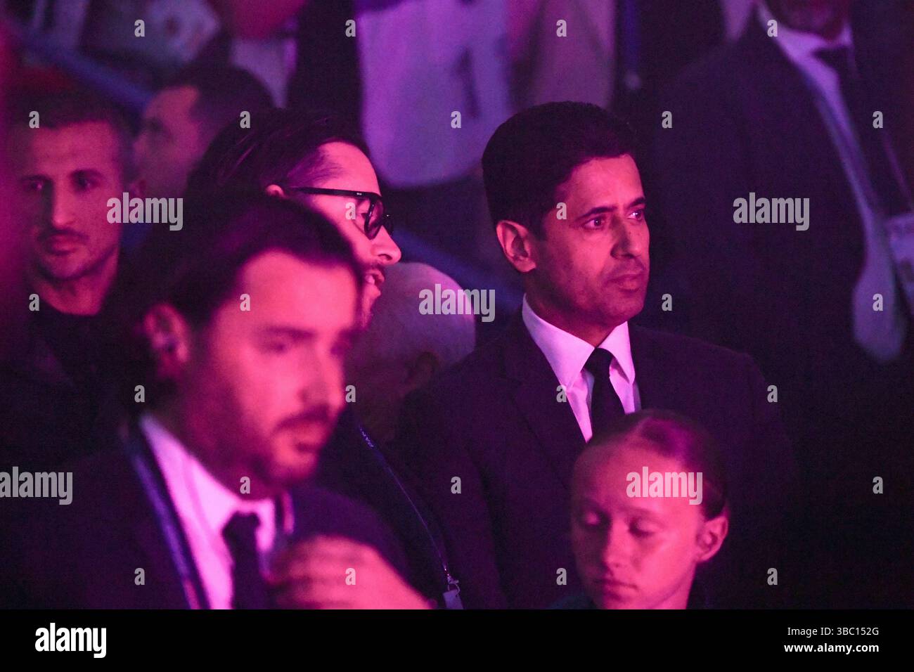 Nasser AL KHELAIFI (President PSG) during the Ligue 1 McDonald's match ...