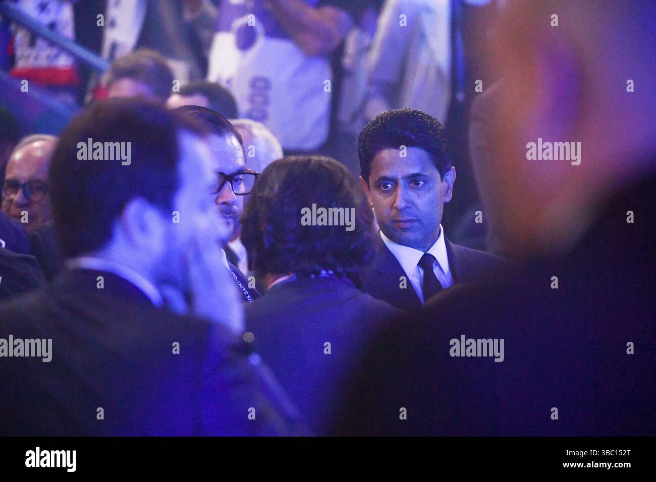 Nasser AL KHELAIFI (President PSG) during the Ligue 1 McDonald's match ...