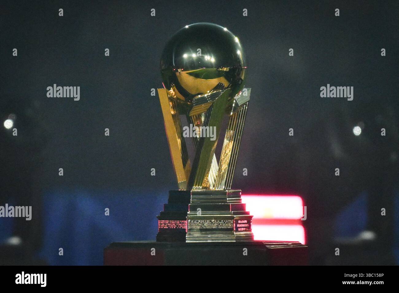 Paris, France. 17th May, 2025. This photograph shows the L1 trophy as ...