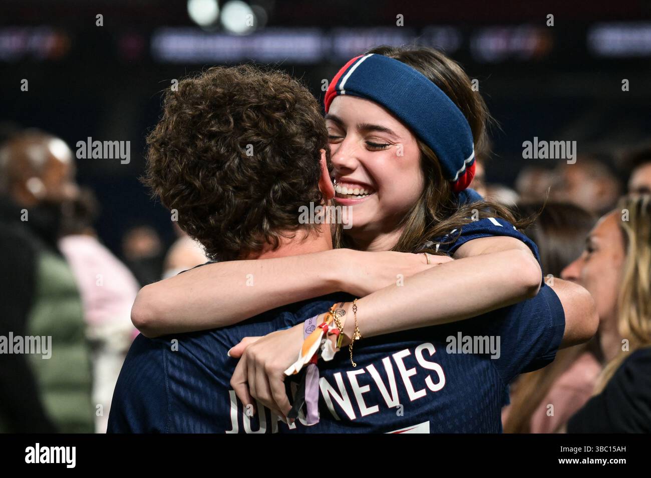 Paris, France. 18th May, 2025. Paris Saint-Germain's midfielder Joao ...