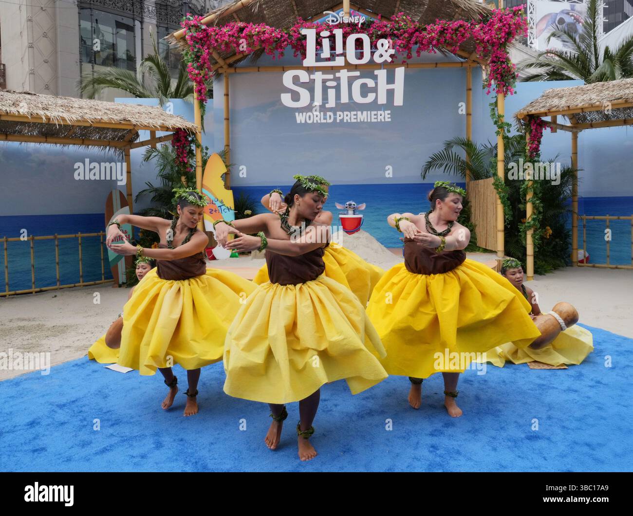 Los Angeles, USA. 14th Apr, 2025. Atmosphere - Hula Dancers performing ...