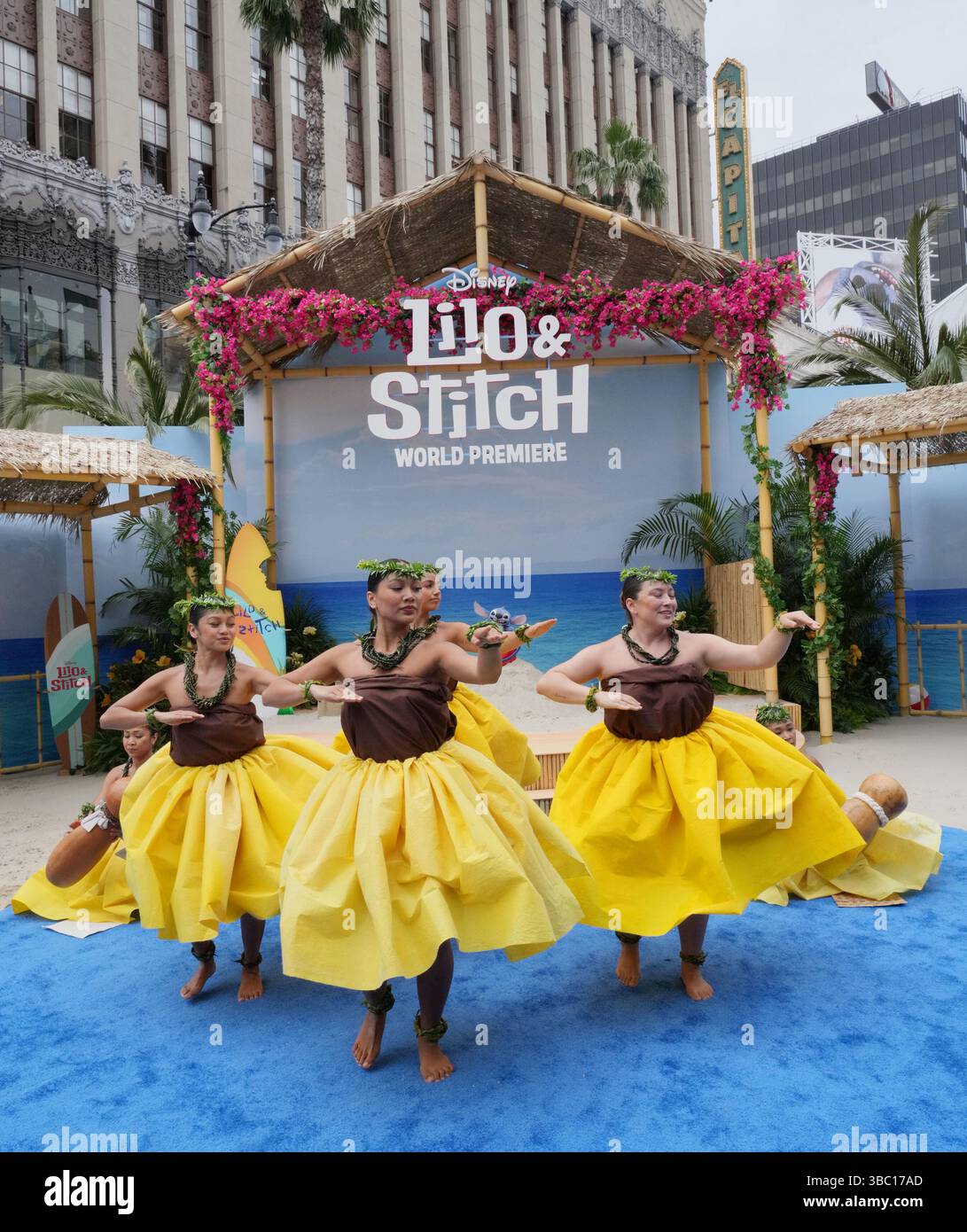 Los Angeles, USA. 14th Apr, 2025. Atmosphere - Hula Dancers performing ...