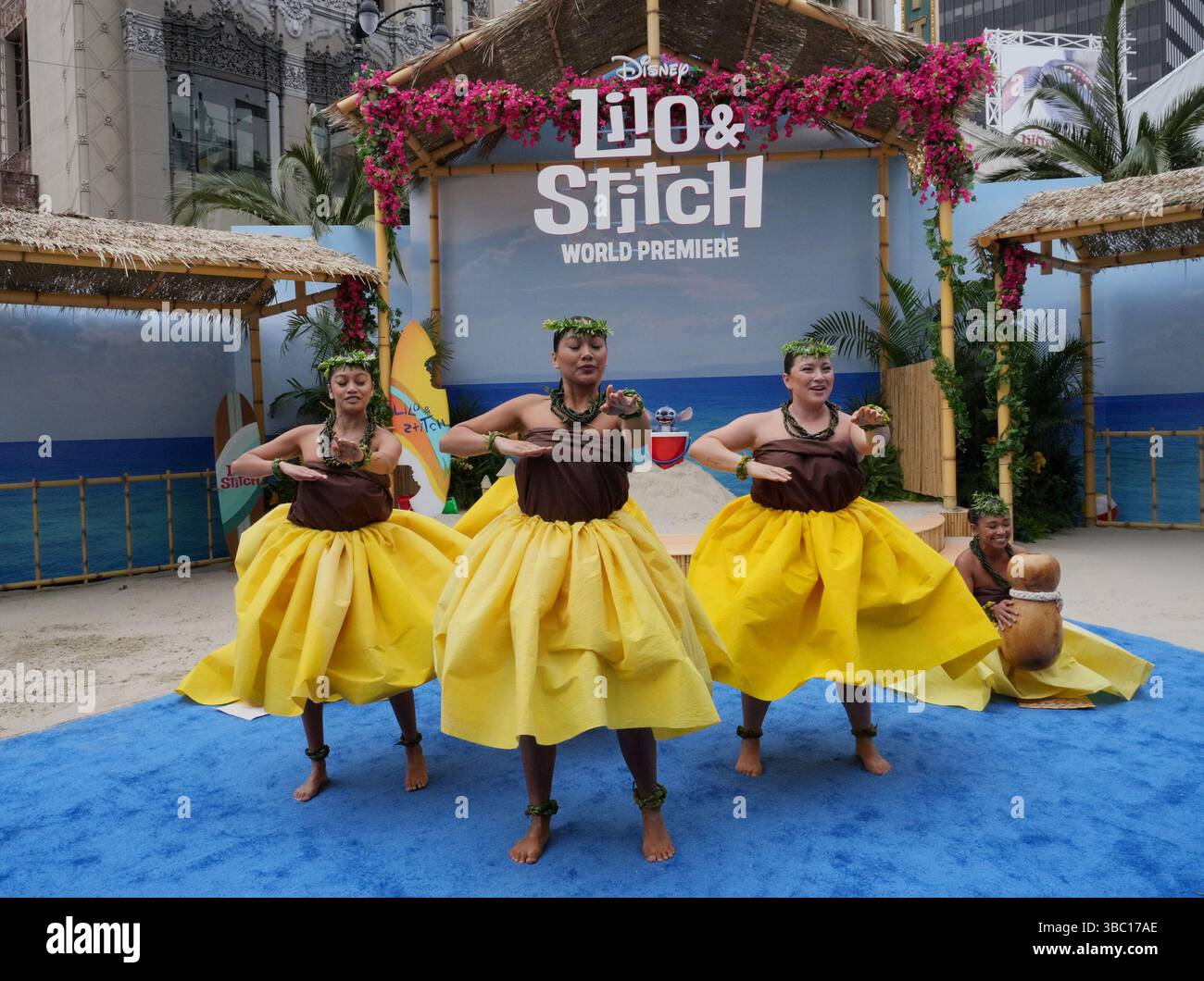 Los Angeles, USA. 14th Apr, 2025. Atmosphere - Hula Dancers performing ...
