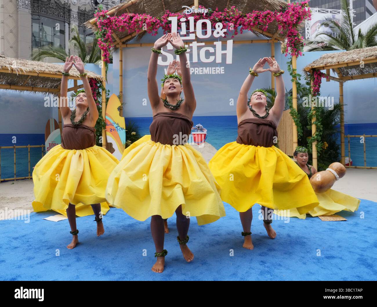 Los Angeles, USA. 14th Apr, 2025. Atmosphere - Hula Dancers performing ...