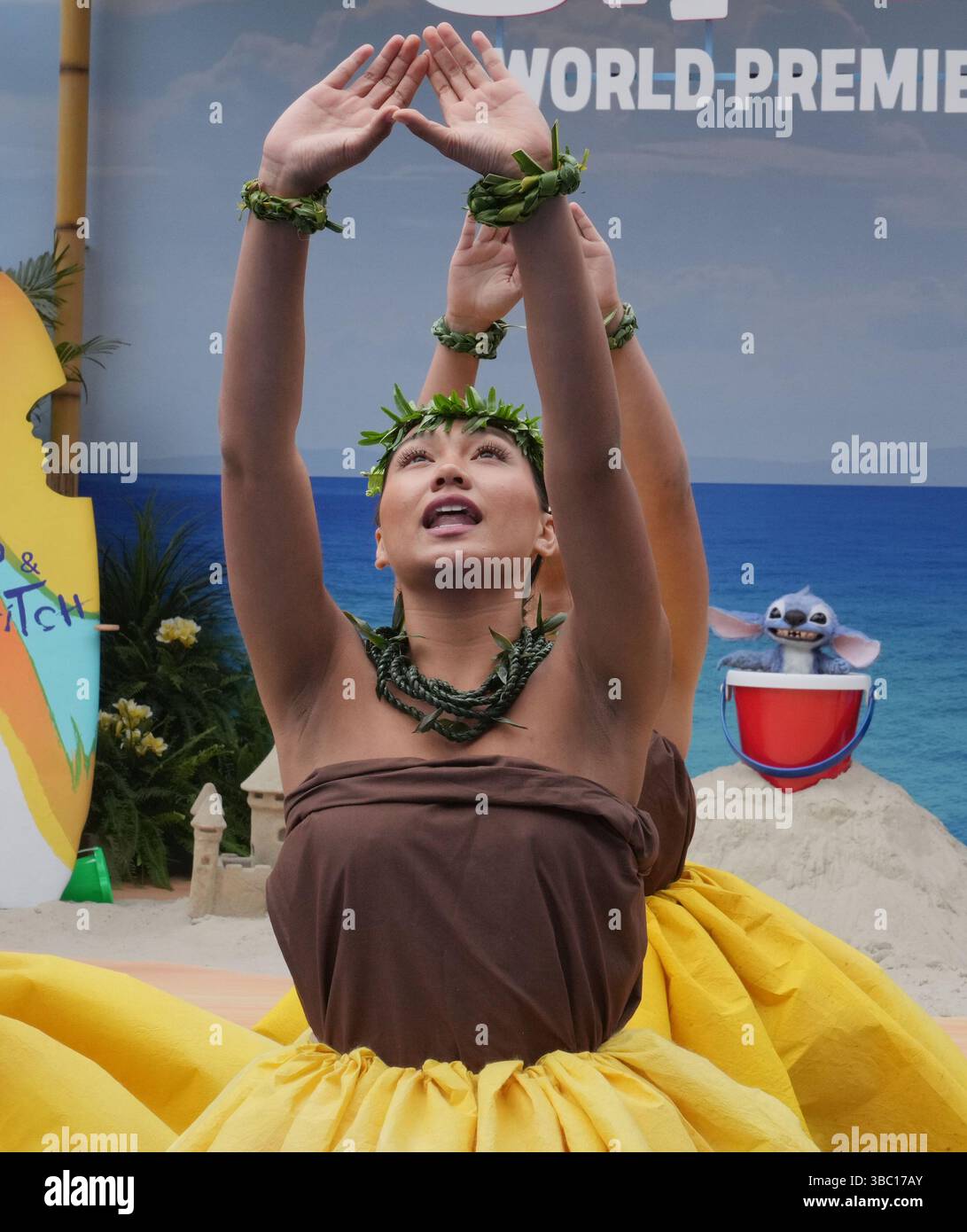 Los Angeles, USA. 14th Apr, 2025. Atmosphere - Hula Dancers performing ...