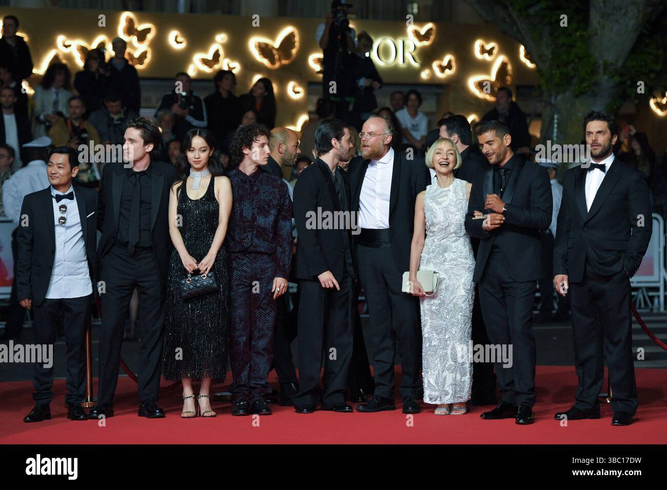 Cannes, France. 17th May, 2025. Xianzeng Pan, Joseph Olivennes, Lucie ...