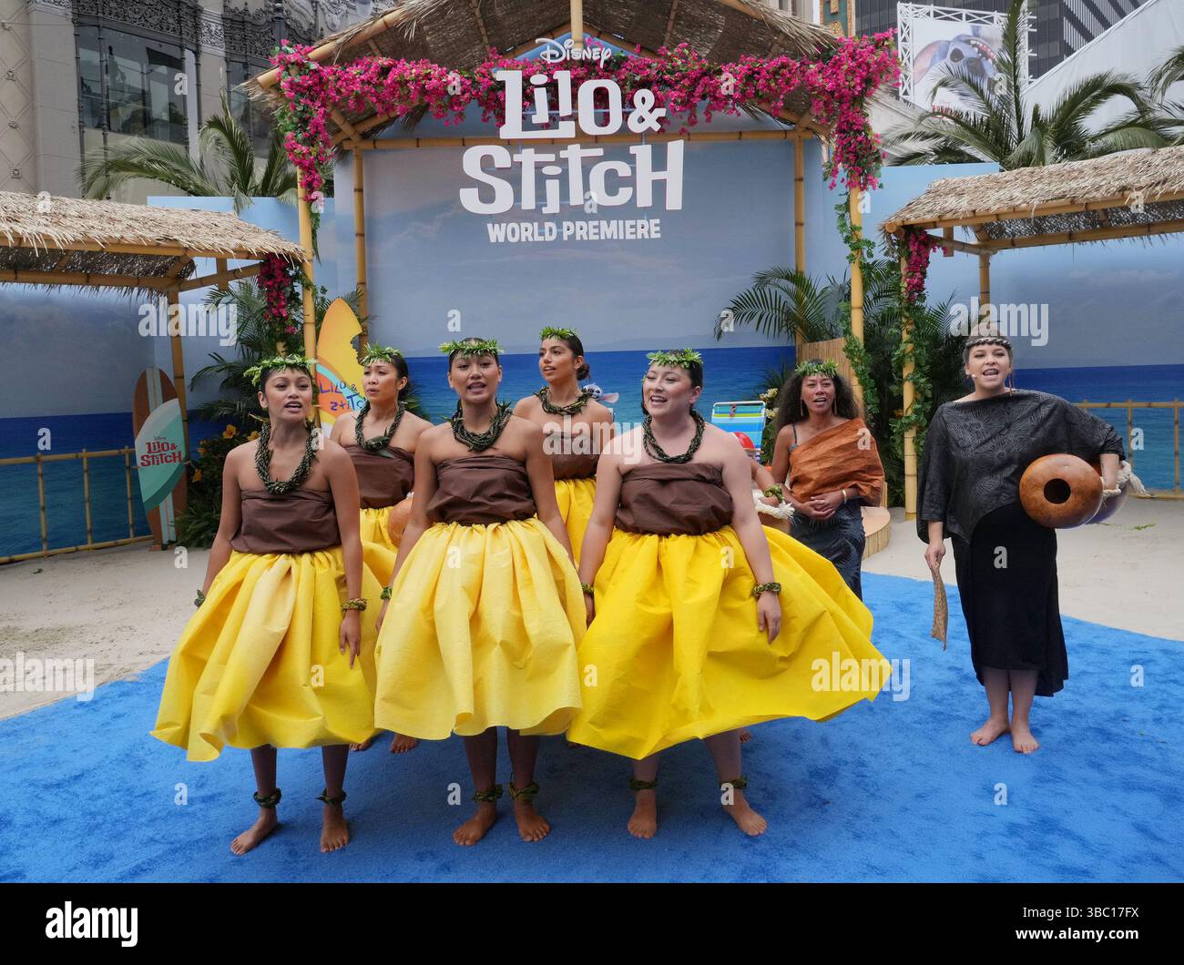 Los Angeles, USA. 14th Apr, 2025. Atmosphere - Hula Dancers performing ...