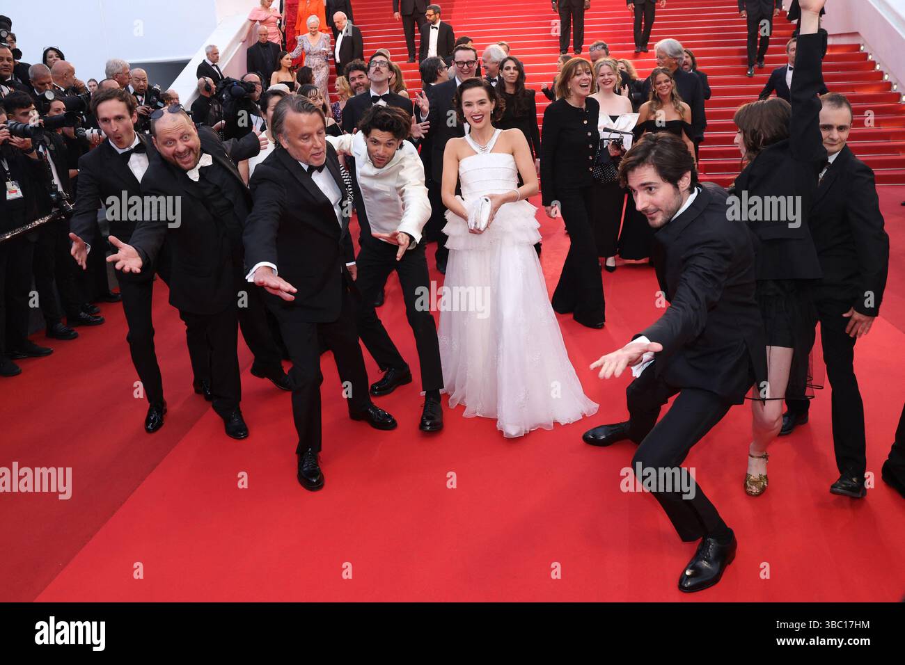 Cannes, France. 17th May, 2025. Laurent Petin, Michèle Halberstadt ...