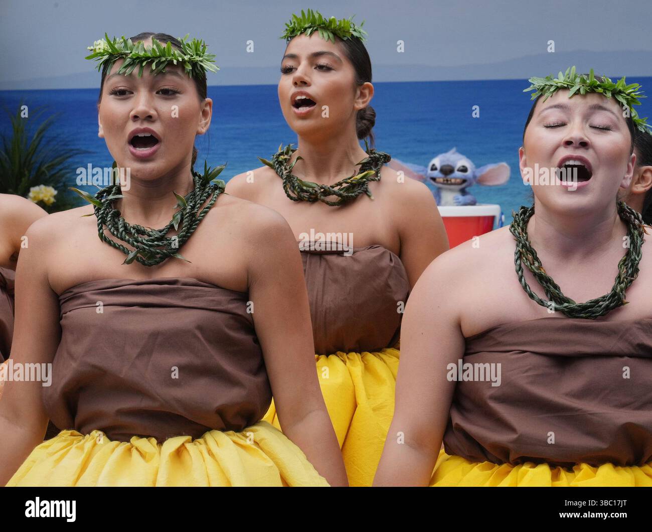Los Angeles, USA. 14th Apr, 2025. Atmosphere - Hula Dancers performing ...