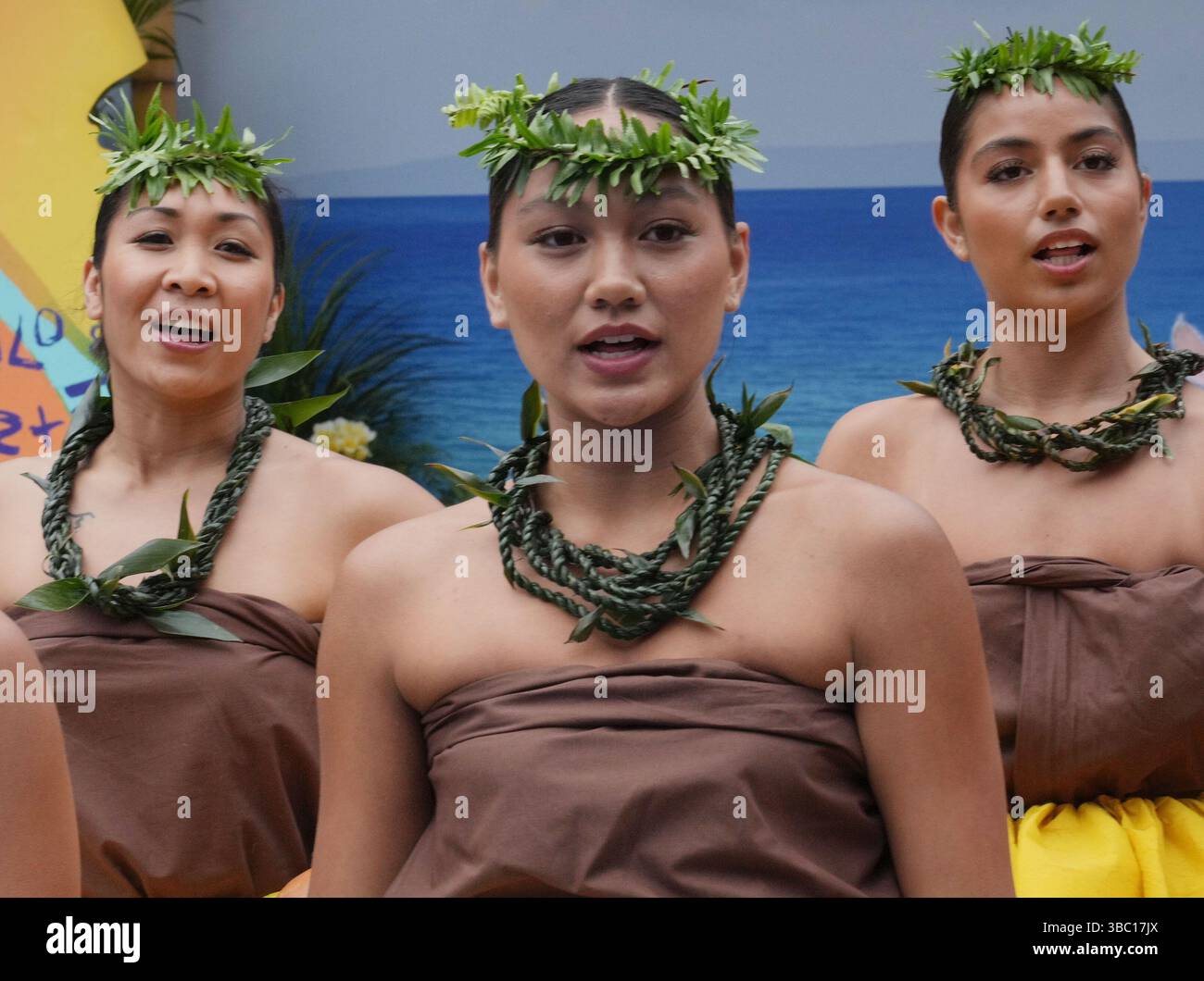 Los Angeles, USA. 14th Apr, 2025. Atmosphere - Hula Dancers performing ...