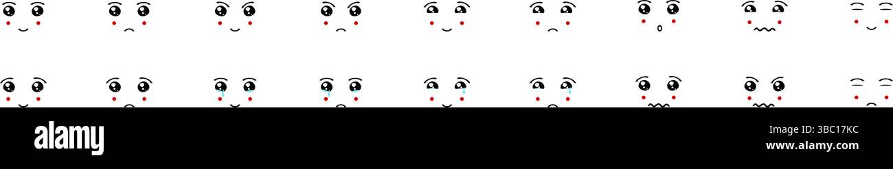 Cute emoji faces Stock Vector Images - Alamy