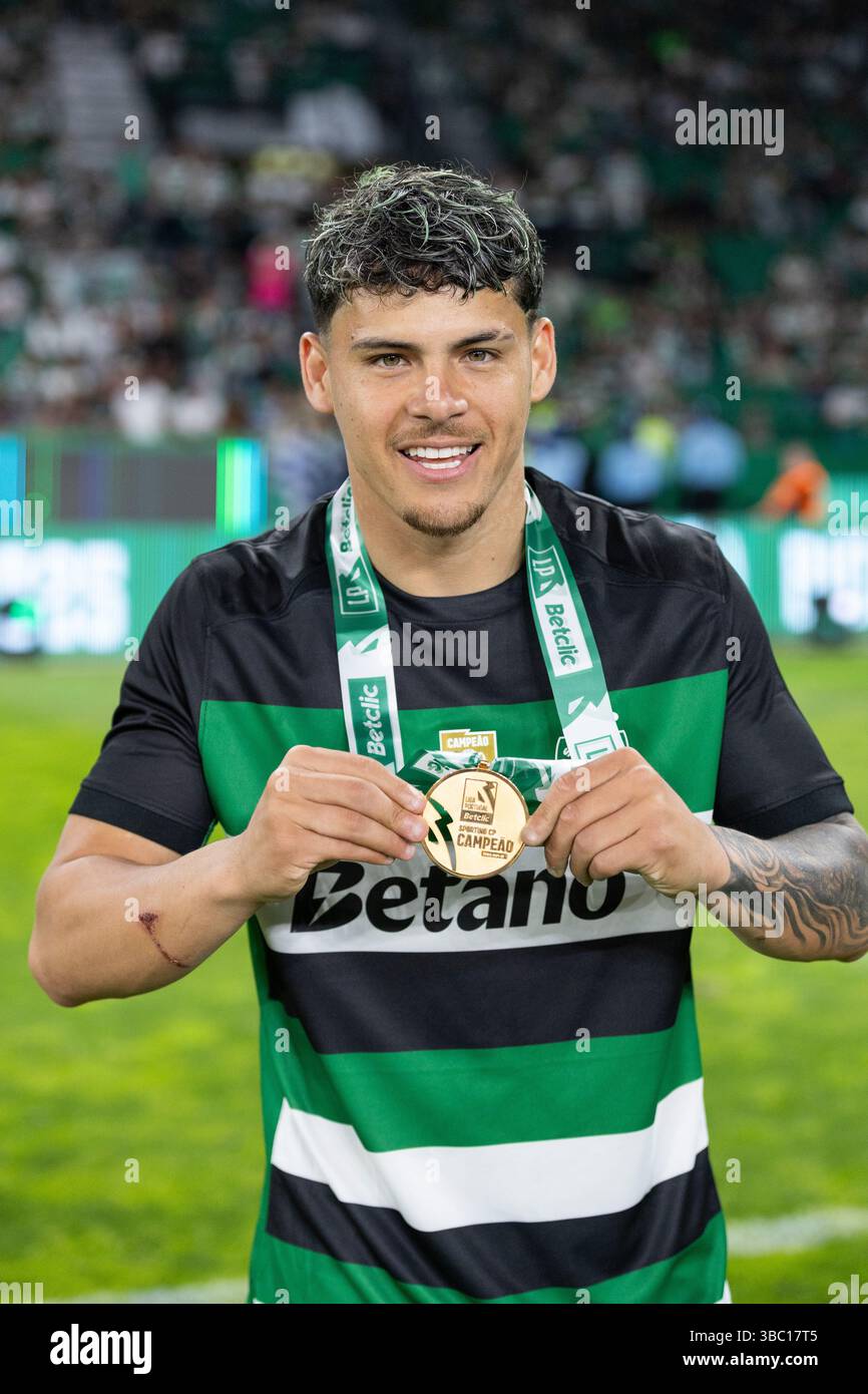 Lisbon, Lisbon, Portugal. 17th May, 2025. Sporting defender from ...
