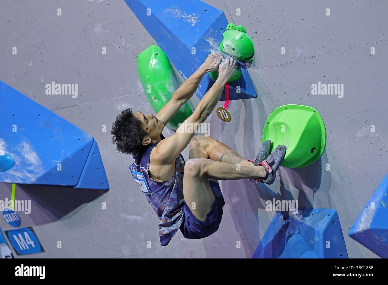 Curitiba, Brazil. 17th May, 2025. Tomoa Narasaki from Japan competes ...