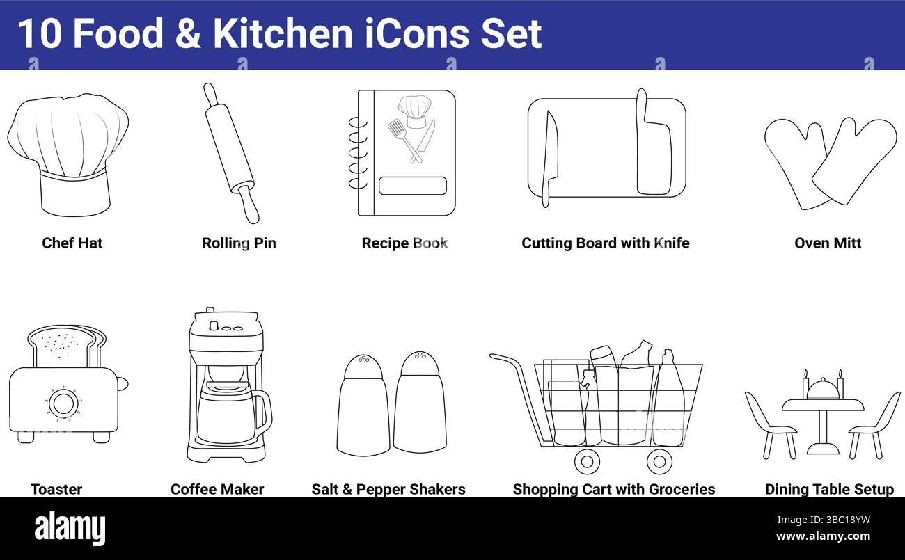 Kitchen rolling pin icon Stock Vector Images - Alamy