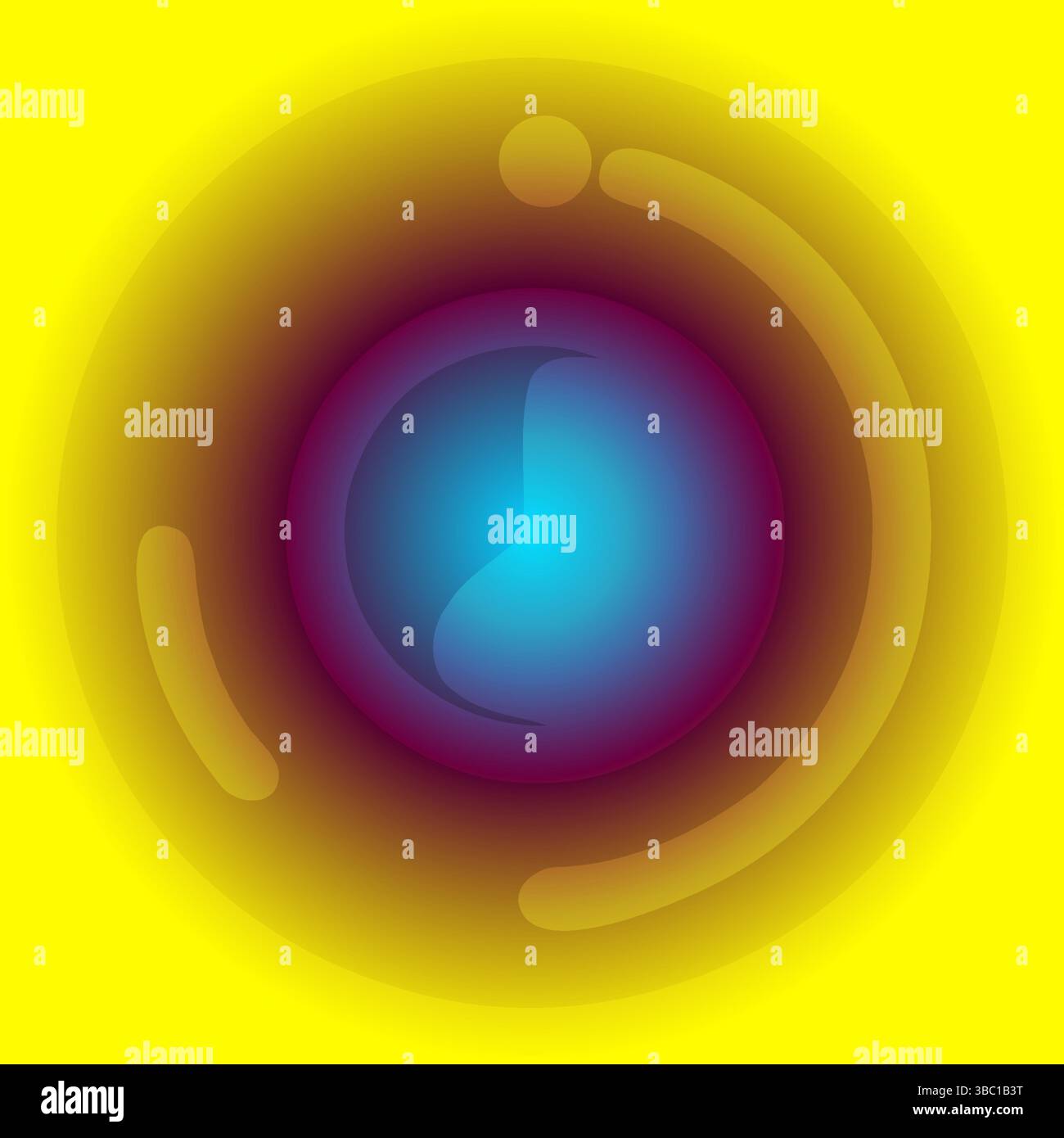 Glowing circular ui Stock Vector Images - Alamy