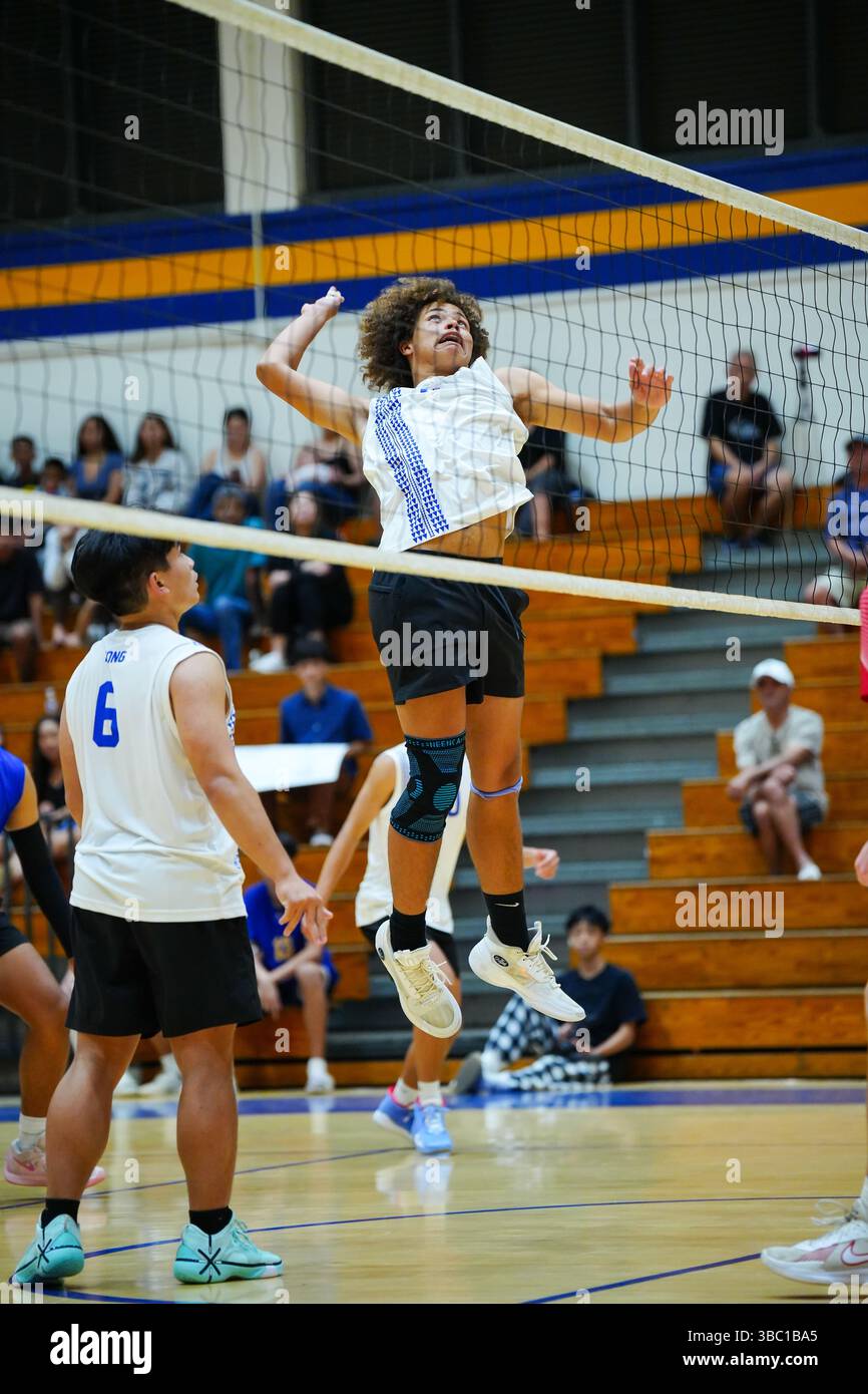 March 12, 2025: Kaiser High School vs Kahuku High School in athletic ...