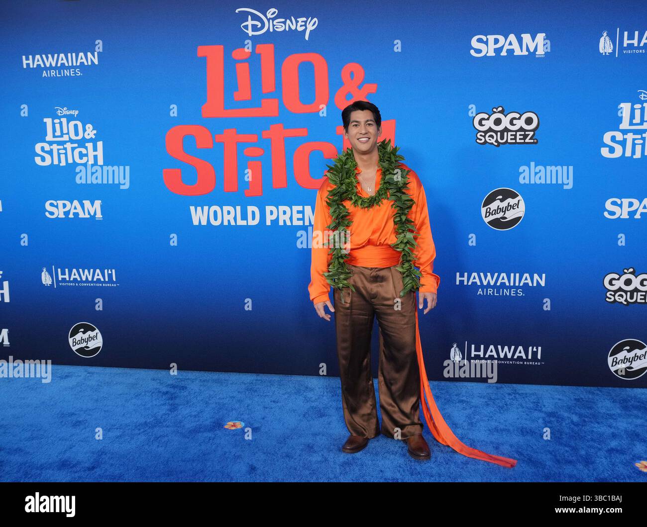 Los Angeles, USA. 14th Apr, 2025. Kaipo Dudoit arrives at the Disney's ...