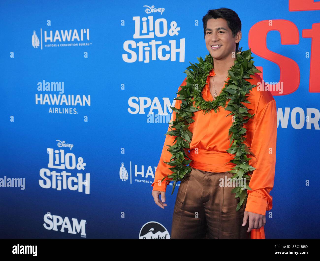 Los Angeles, USA. 14th Apr, 2025. Kaipo Dudoit arrives at the Disney's ...