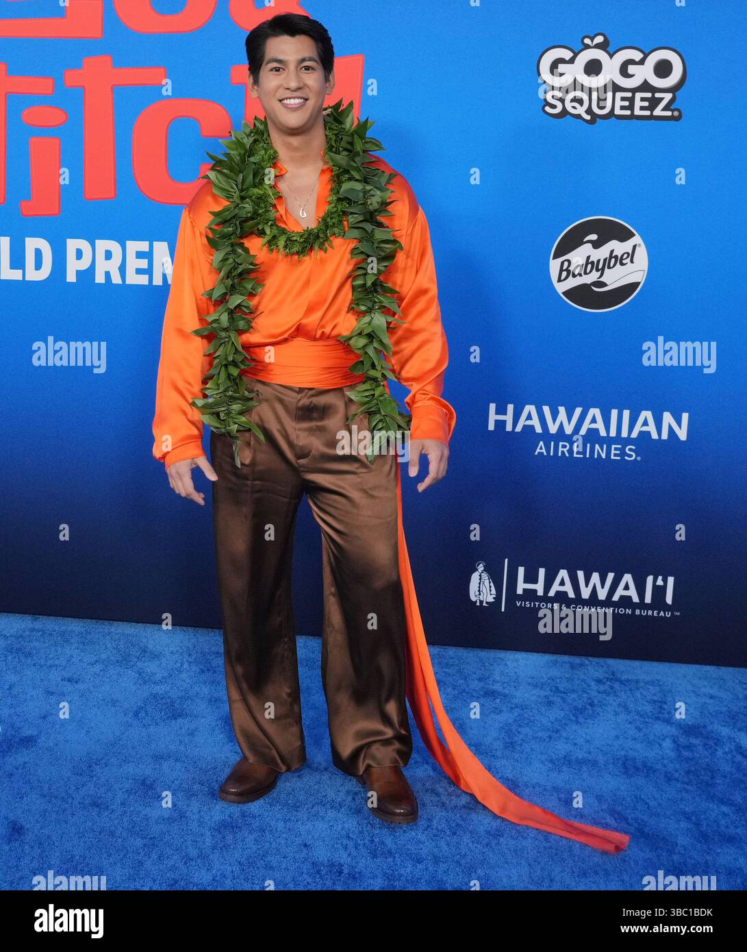 Los Angeles, USA. 14th Apr, 2025. Kaipo Dudoit arrives at the Disney's ...
