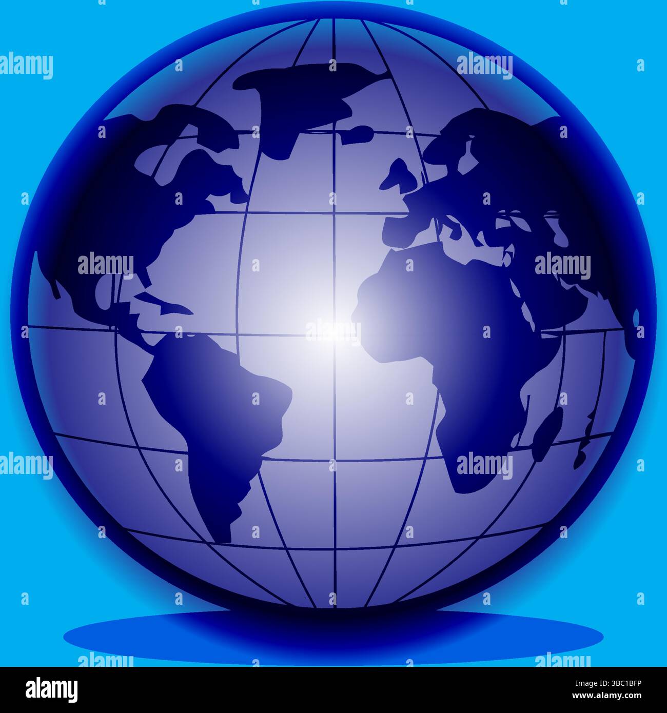 Earth globe icon abstract Stock Vector Images - Alamy