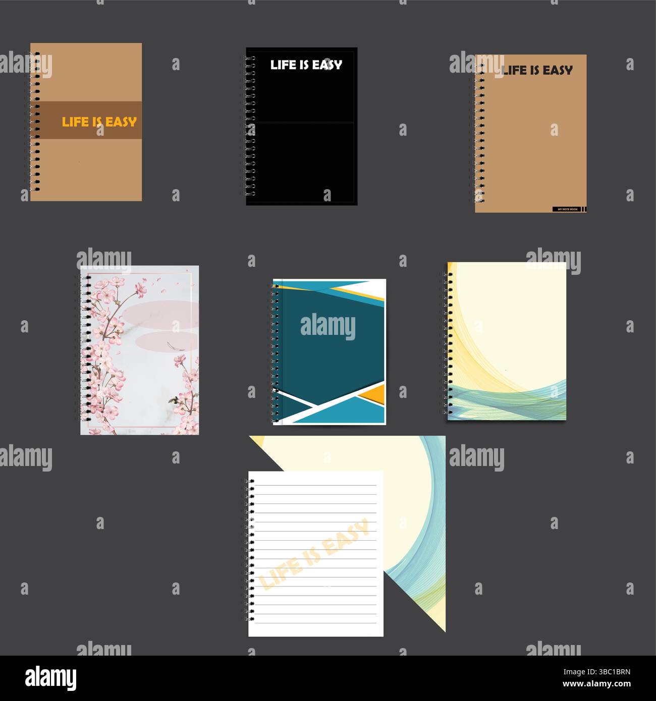 Spiral abstract background different colors Stock Vector Images - Alamy