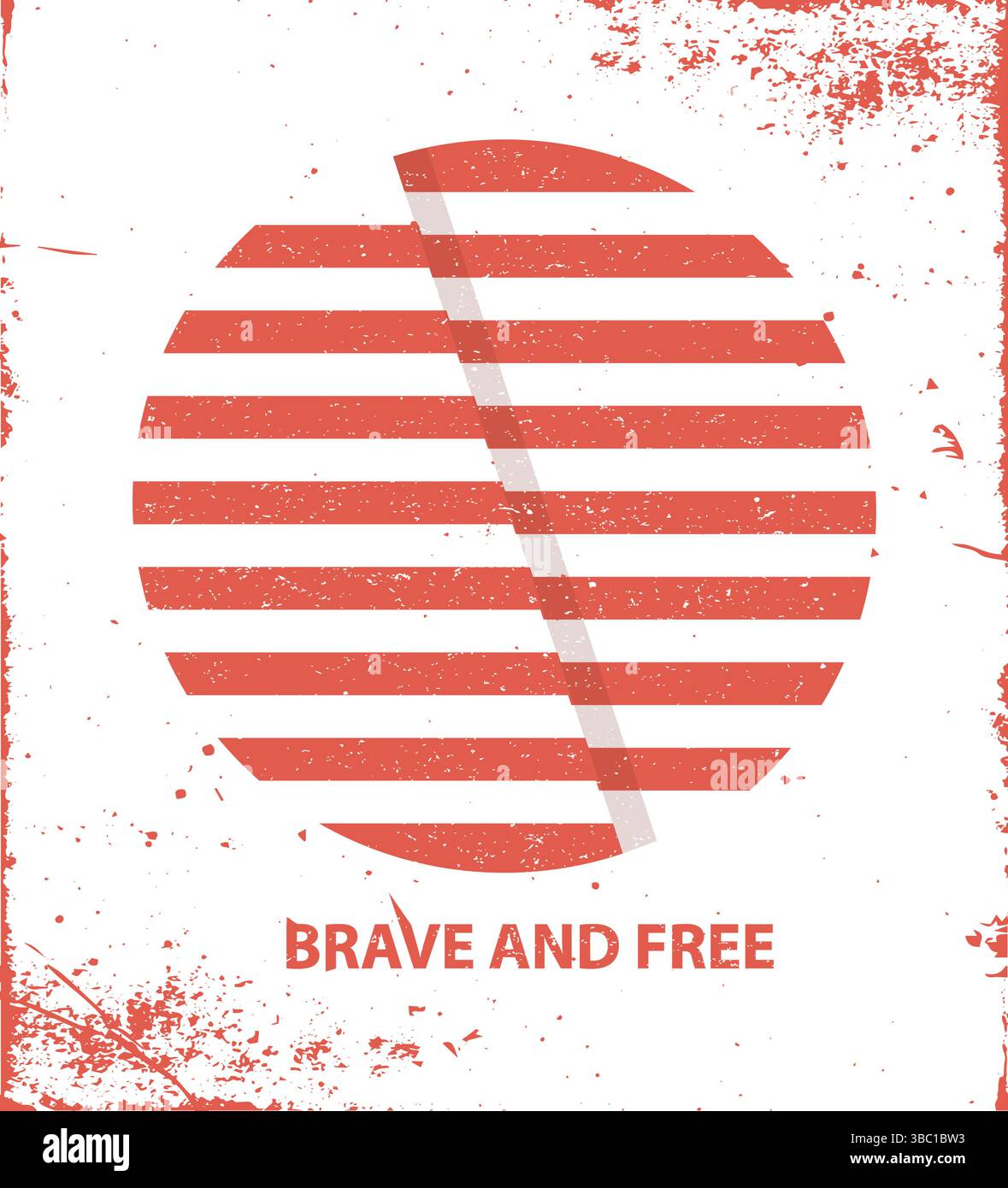 Be brave vector vectors Stock Vector Images - Alamy