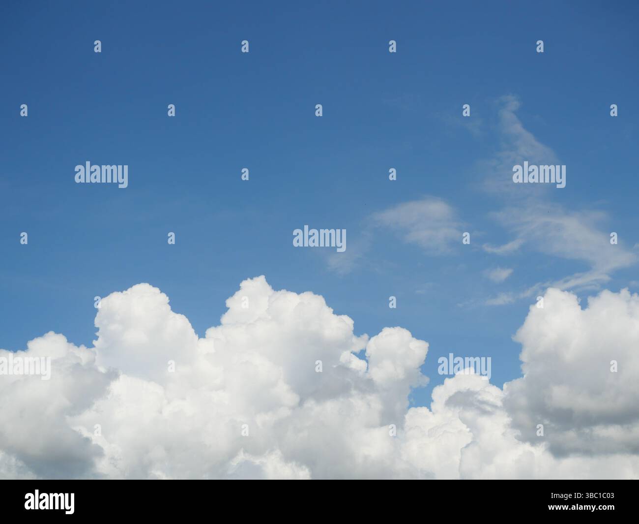 Cumulus cloud on beautiful blue sky in day light , Fluffy clouds ...