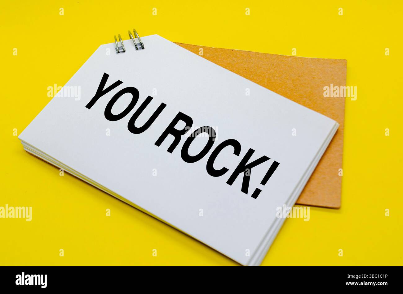 You Rock. A Simple Gesture, A Powerful Message of Recognition Stock ...