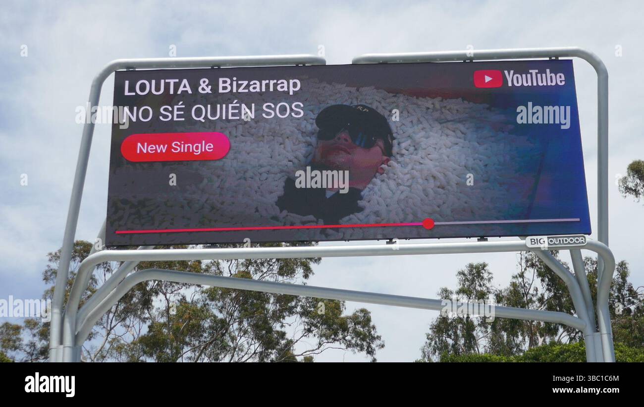 Los Angeles, California, USA 16th May 2025 Louta & Bizarrap No Se Quien Sos New Single YouTube ...