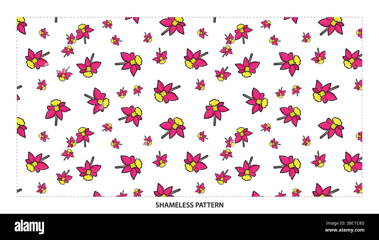 Vibrant yellow pattern Cut Out Stock Images & Pictures - Alamy