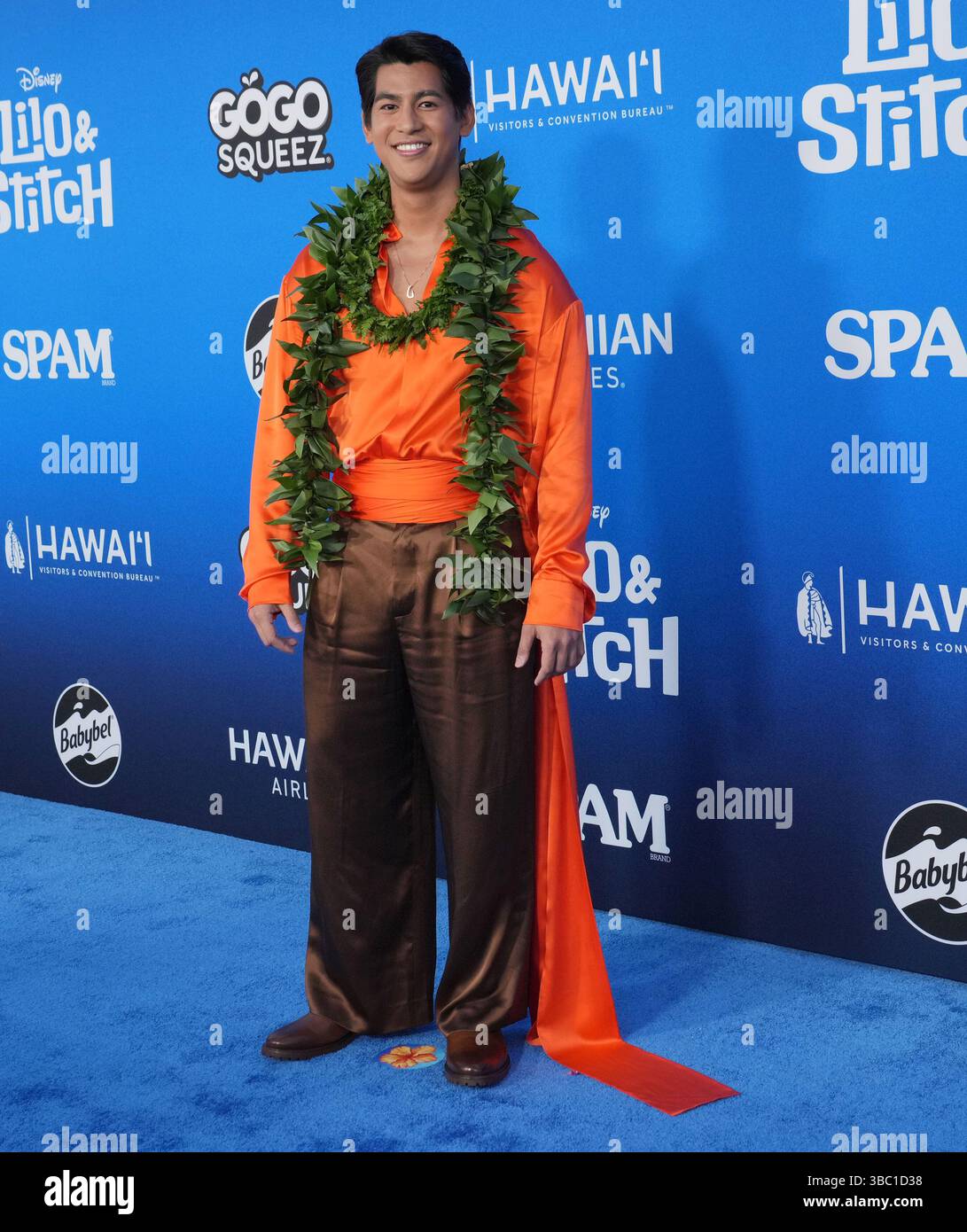 Los Angeles, USA. 14th Apr, 2025. Kaipo Dudoit arrives at the Disney's ...